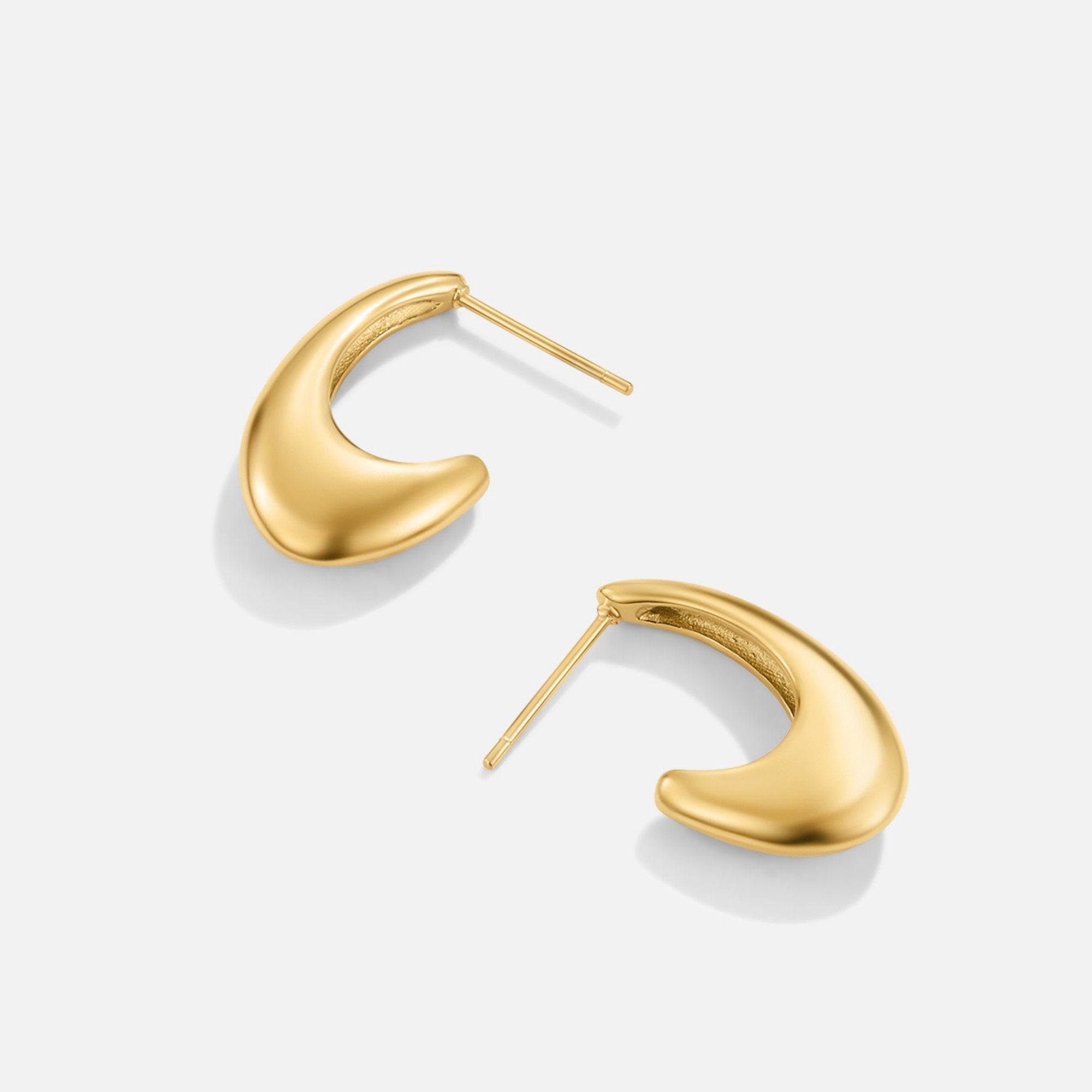 Simply Gold Hoop Earrings – Mila & Mika